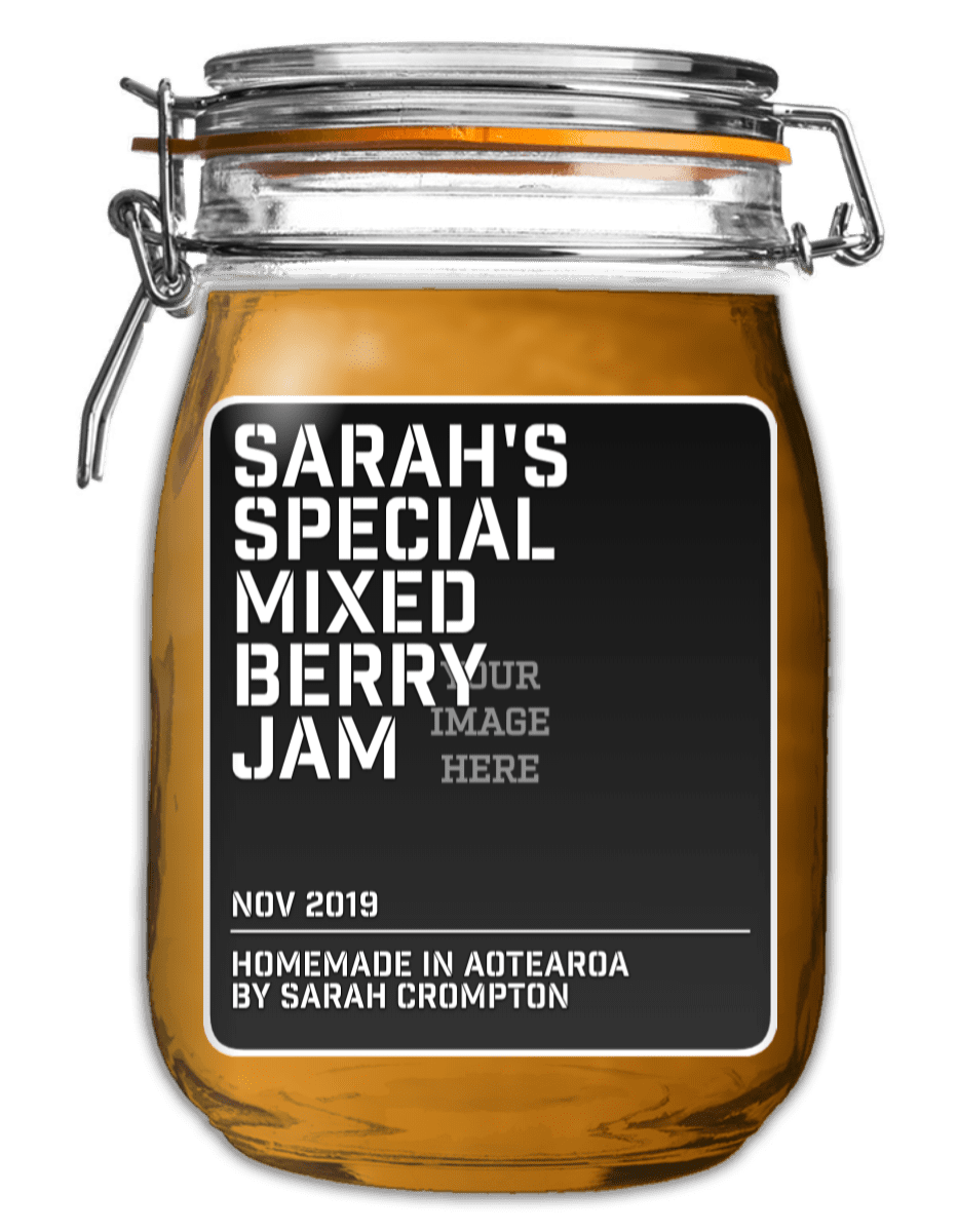 Jam & Preserve Jar Labels - Custom Designs | Jam Labelizer