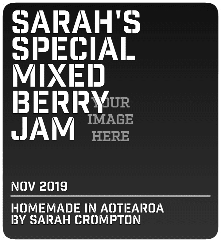 Jam & Preserve Jar Labels - Custom Designs | Jam Labelizer