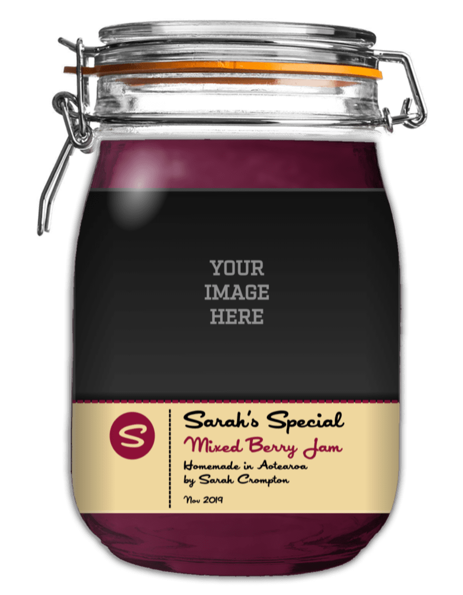 Jam & Preserve Jar Labels - Custom Designs | Jam Labelizer