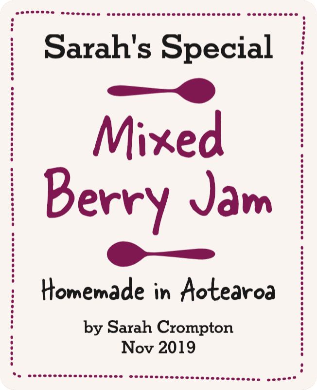 Jam & Preserve Jar Labels - Custom Designs | Jam Labelizer