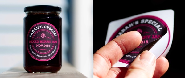 Jam & Preserve Jar Labels - Custom Designs | Jam Labelizer